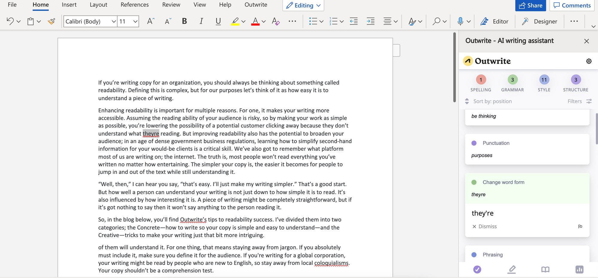 Introducing Outwrite s New Microsoft Word Add in